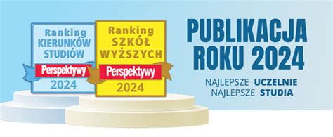 Publikacja roku Ranking uczelni i kierunków studiów 2024 Portal