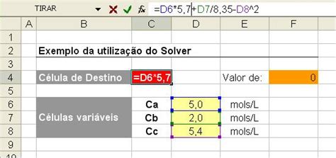 Entropia Livre Aprendendo Excel Solver
