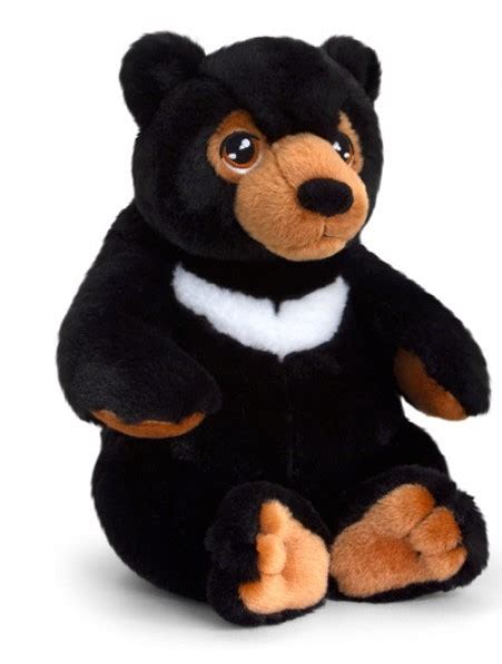 Peluche Keel Toys Ours Noir Keeleco 25 Cm Peluche Keel Toys