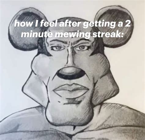 How I Feel After Getting A 2 Minute Mewing Streak Di 2024