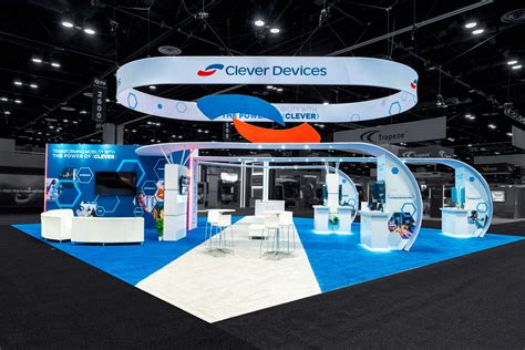 Clever Devices 50x50 Custom Trade Show Booth Rockway Exhibits Events