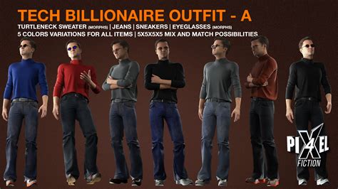 Tech Billionnaire Outfit Pack A Character Creatoroutfit