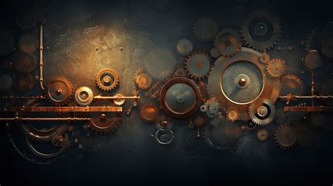 Premium Photo Metal Engineering Background Generation Ai