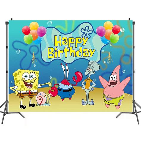 Spongebob Birthday Background