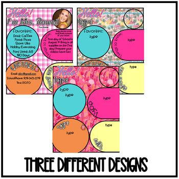 Basic Babes Meet The Teacher By Julia S Colorful Classroom TPT