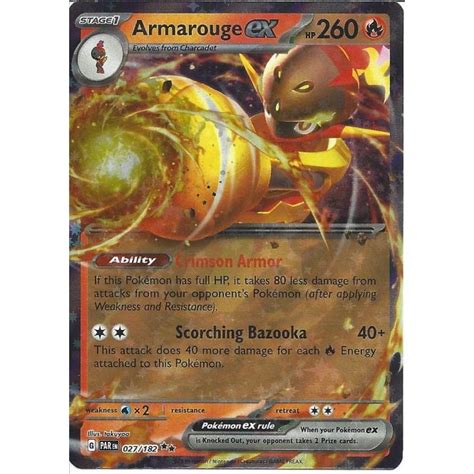 Pokemon Trading Card Game 027182 Armarouge Ex Double Rare Card