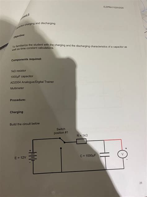 Solved Of Experiments Babe No Date Charging Time Chegg Com