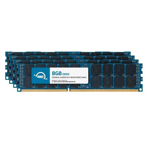 Owc 32gb 4x8gb Ddr3 1333 Pc3 10600 Cl9 2rx4 240 Pin 1 5v Ecc