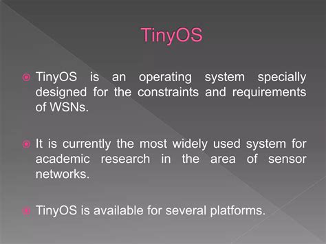 wireless sensor system architecture pptx operating systems computer software and applications