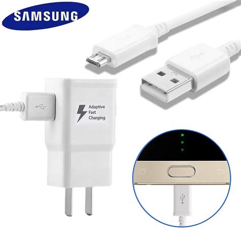 Samsung Original Fast Charge Wall Charger M Usb Data Cable For Samsung Galaxy S Edge S