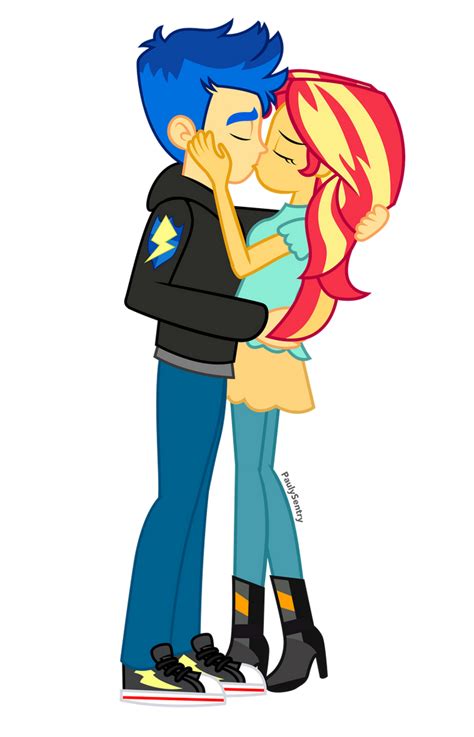 Flash Sentry And Sunset Shimmer By Paulysentry On Deviantart