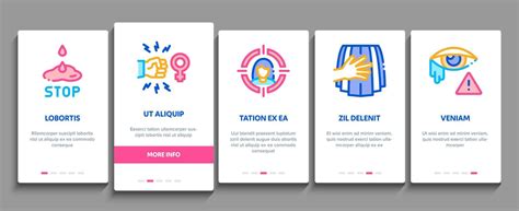Sexual Harassment Onboarding Elements Icons Set Vector 17348984 Vector