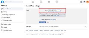 How To Change Facebook Page Name In Easy Steps