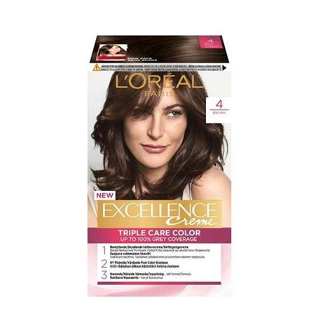 Loreal Paris Excellence Creme Hair Colour 4 Brown Eshaistic Pk