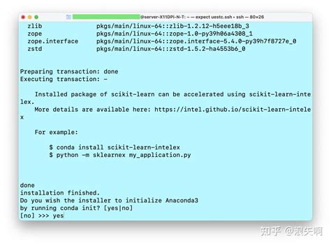 实用教程 Linux公有服务器配置私人python环境anaconda的安装和使用 知乎