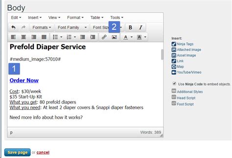 How To Add Buttons To Your Website Siteninja Cms Support