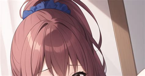 巨乳 ポニーテールお姉ちゃんの自撮り姿まとめ 馳 修瑛のイラスト Pixiv