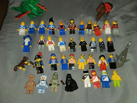Going Through Some Old Lego And Seperated All The Minifigs Quite A Mix