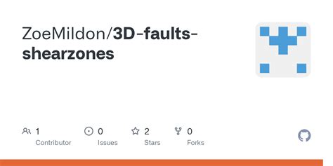 Github Zoemildon3d Faults Shearzones