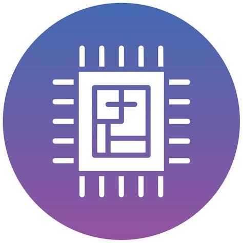 Premium Vector Microchip Vector Illustration