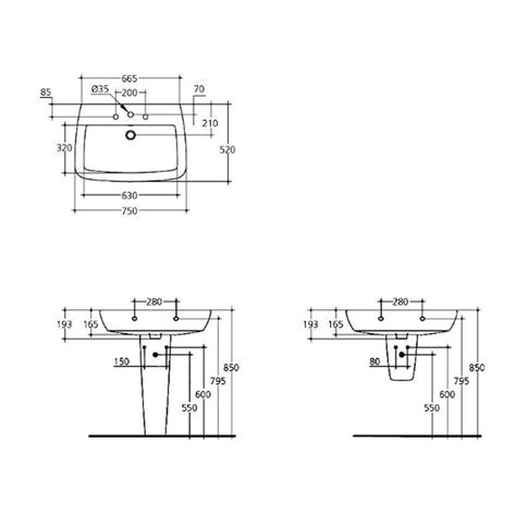 Раковина подвесная Ideal Standard VENTUNO T043401 — купить в по цене в ...