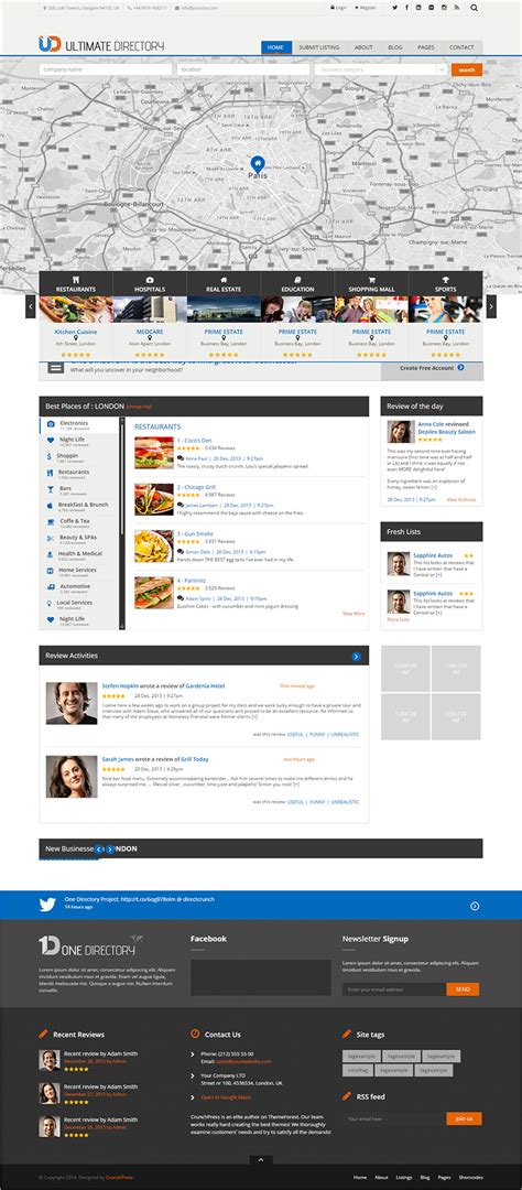 4 Php Directory Templates Free And Premium Templates