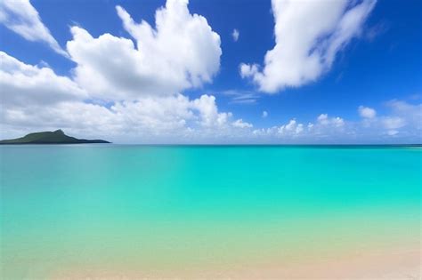 Premium Photo Golden Sand With Blue Ocean Beautiful Tropical Beach