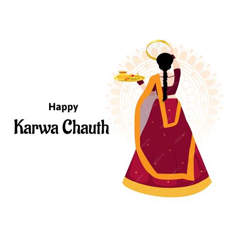 Premium Vector Creative Happy Karwa Chauth Indian Festival