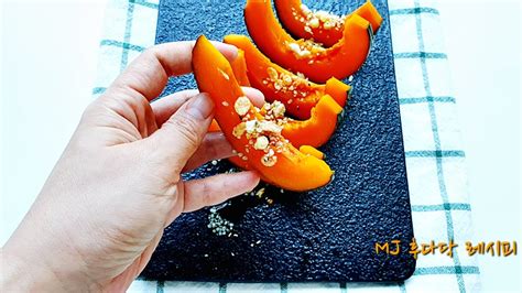 단호박 찌는법 전자레인지 찜기 둘 다 알려드려요 ~ 네이버 블로그