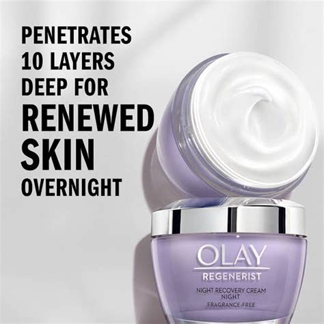 Olay Regenerist Night Recovery Night Cream Moisturizer 48g Eshaisticpk
