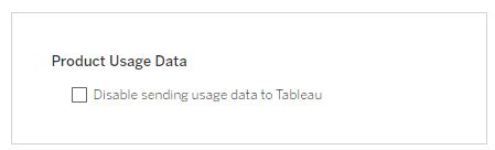 Configure Initial Node Settings Tableau