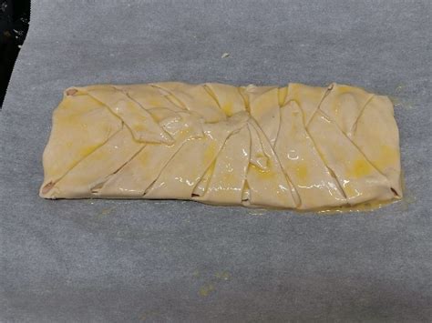 Trenza De Hojaldre De Jamon York Y Queso Receta De Sergio