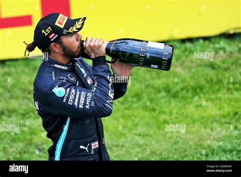 Race Winner Lewis Hamilton Gbr Mercedes Amg F1 Celebrates On The