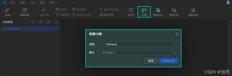 达梦数据库如何快速生成er图，看这一篇就够了！达梦数据库生成er图 Csdn博客