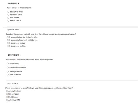 Ayers Critique Of Ethics Concerns Descriptive
