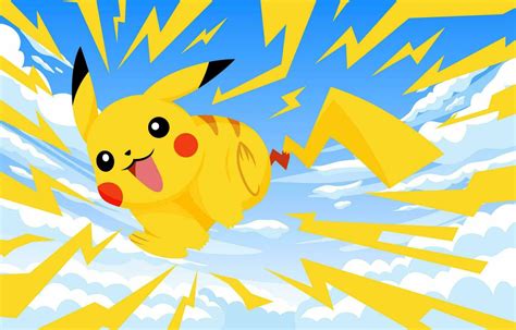 Pikachu Thunderbolt Cute
