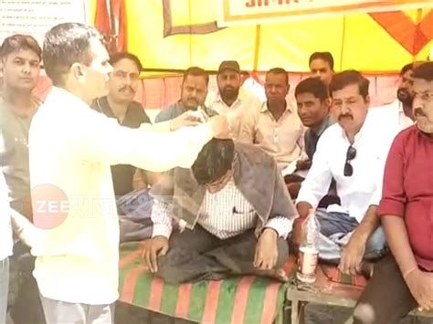 Nagaur News Bjp Protest Taking Fierce Form Son Of Former Minister Of