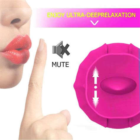 Rose Tongue Oral Clit Licking Clit Nipple Vibrator Massager Women Use