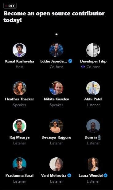 Abhi Patel On Linkedin Twitter Space Twitterspace Opensource