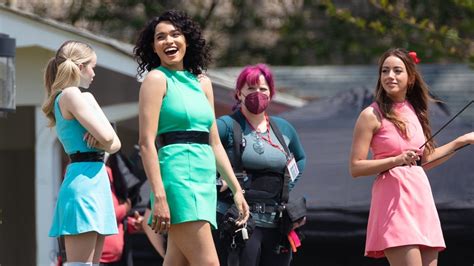 Powerpuff Girls Stars Shooting New Live Action Show Blossom Goes