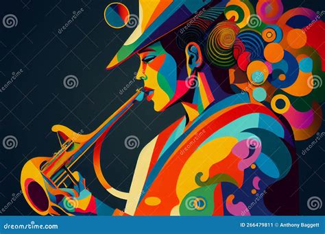 Saxophonist Playing Jazz Saxophone Logo Vector Mu