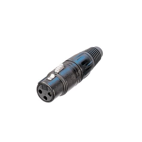 Neutrik Nc3fx Bag 3 Pole Female Xlr Connector Black Housing At Gear4music