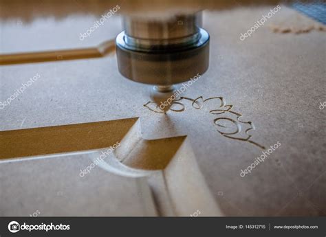 Machine Working Cnc Stock Photo Stanislavlazarev