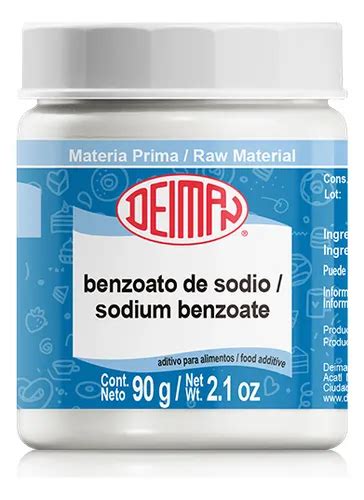 Benzoato De Sodio Deiman 90g Mercadolibre