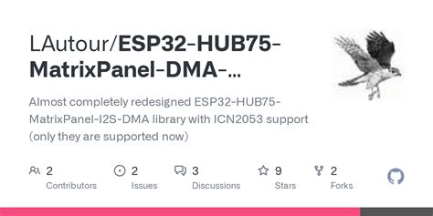 LAutour ESP32 HUB75 MatrixPanel DMA ICN2053 Discussions GitHub