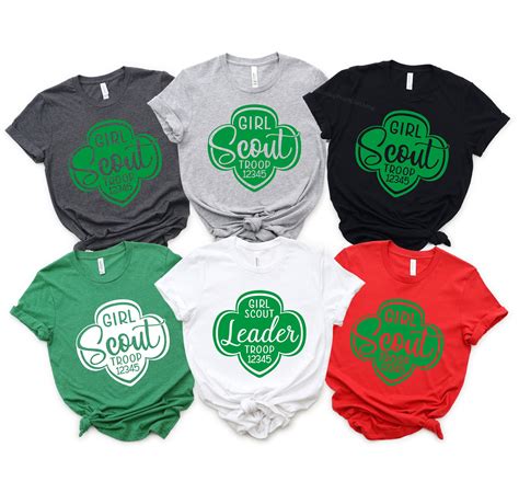 Girl Scout Troop Shirt Etsy Artofit