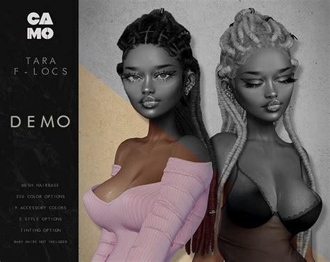 Second Life Marketplace Camo Tara F Locs Demo