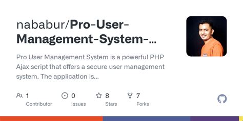 github nababur pro user management system with php mysql ajax pro