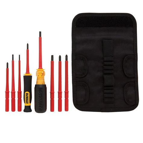 DEWALT Vinyl Grip Insulated Screwdriver Set 10 Piece DWHT66417 The