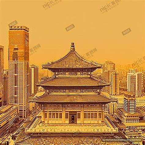 Ai创作图北方地区地标建筑线稿 广西建筑插画 大壮观阁插画 皇宫楼阁插画 古代雄威建筑大殿 明清皇家建筑插画 大明宫建筑天际线印象 中国标志